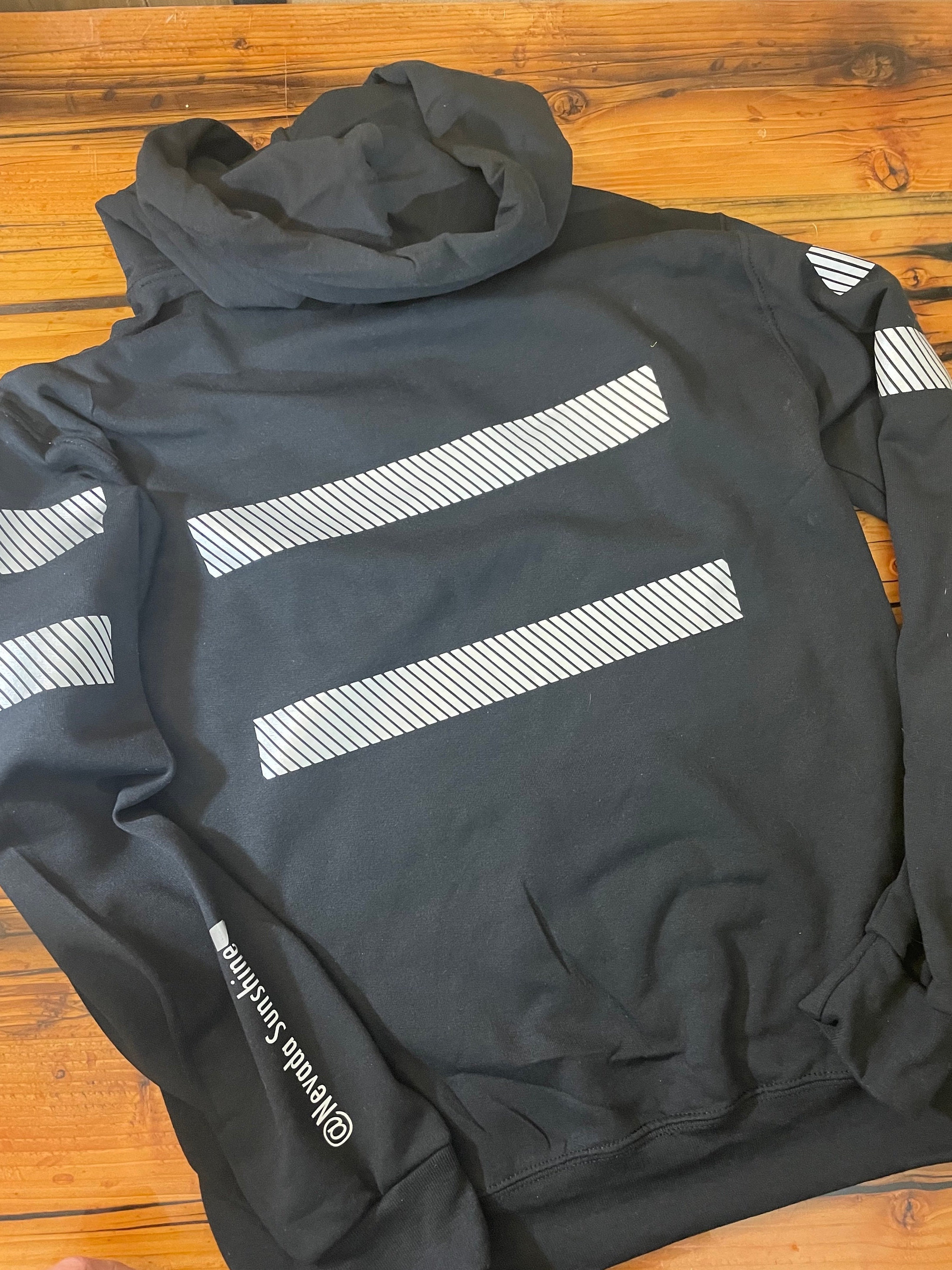 Miner's Personalized Safety Reflective Hoodie Reflective Striping Hi ...