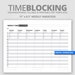 Elon Musk's Time Blocking Task & Time Scheduling Templates Project ...