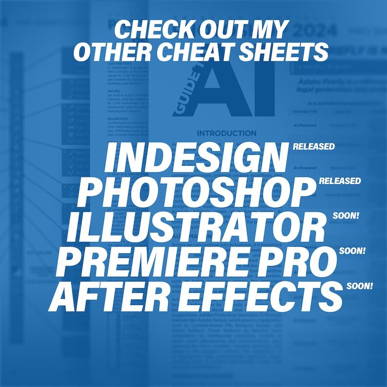 Adobe Photoshop 2024 Cheat Sheet: Complete Guide With Shortcuts, File ...