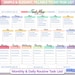 Monthly Task Organizer Printable Task Template Monthly Task Tracker ...