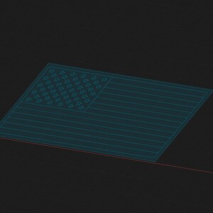 American Flag Stl File- Digital Download-3d Printed - Etsy