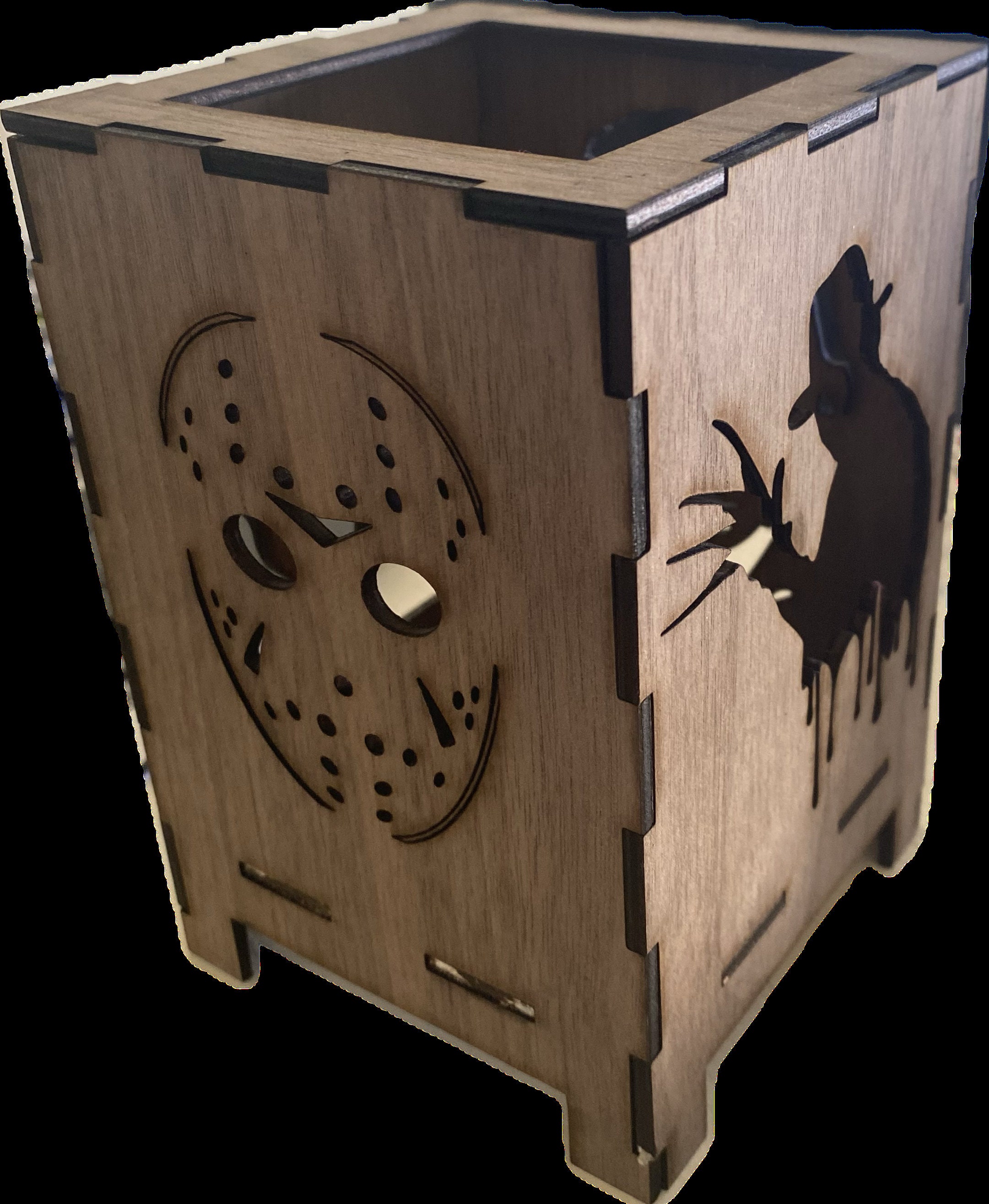 Horror Halloween Movie Laser Cut Lantern- 150mm X 100mm X 100mm- 3mm ...