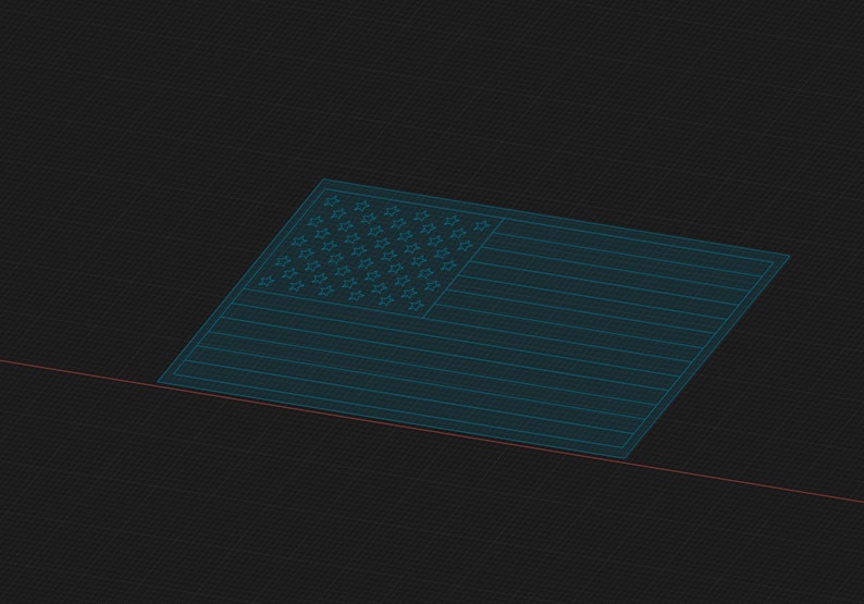 American Flag Stl File- Digital Download-3d Printed - Etsy