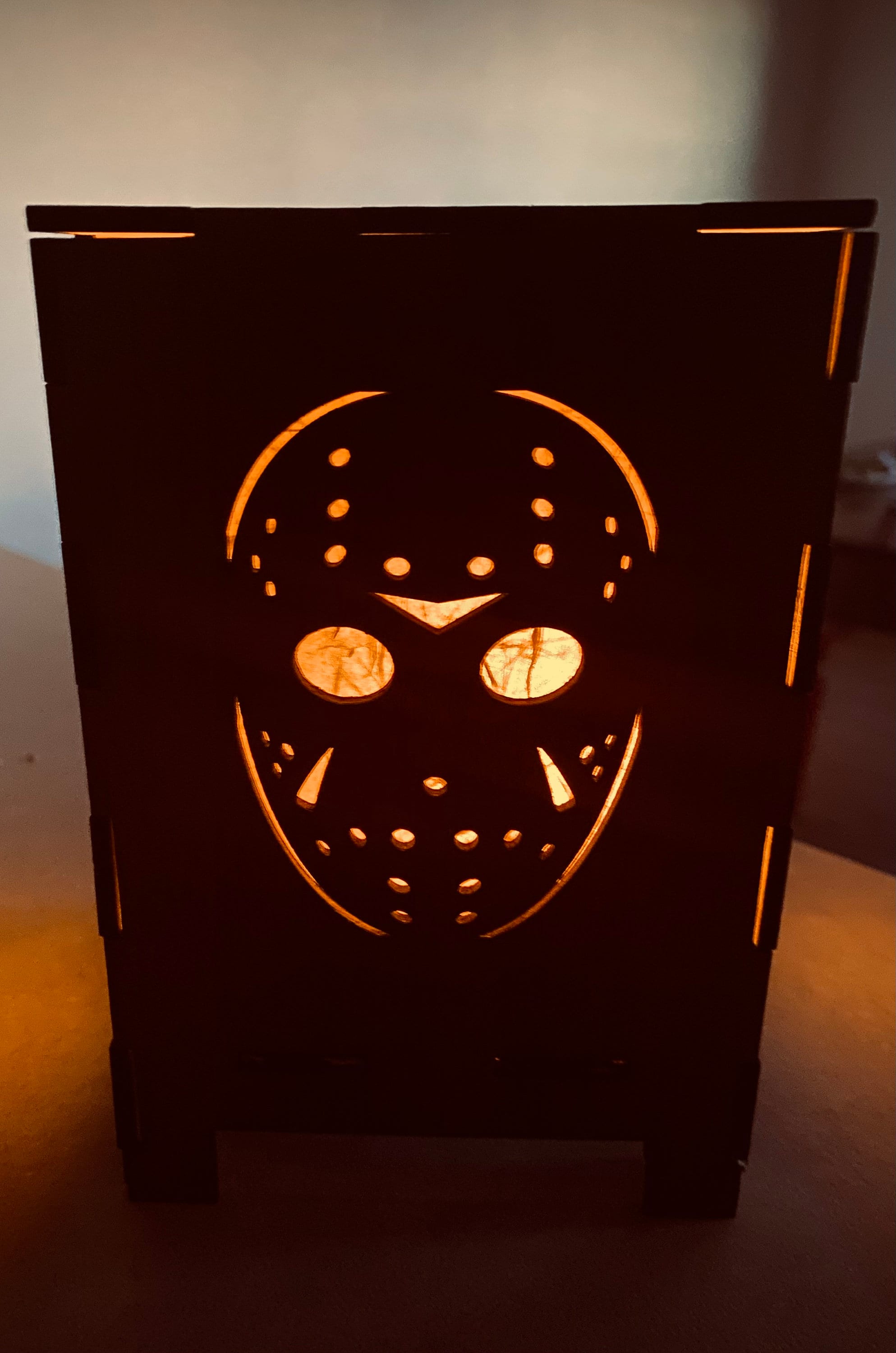 Horror Halloween Movie Laser Cut Lantern- 150mm X 100mm X 100mm- 3mm ...