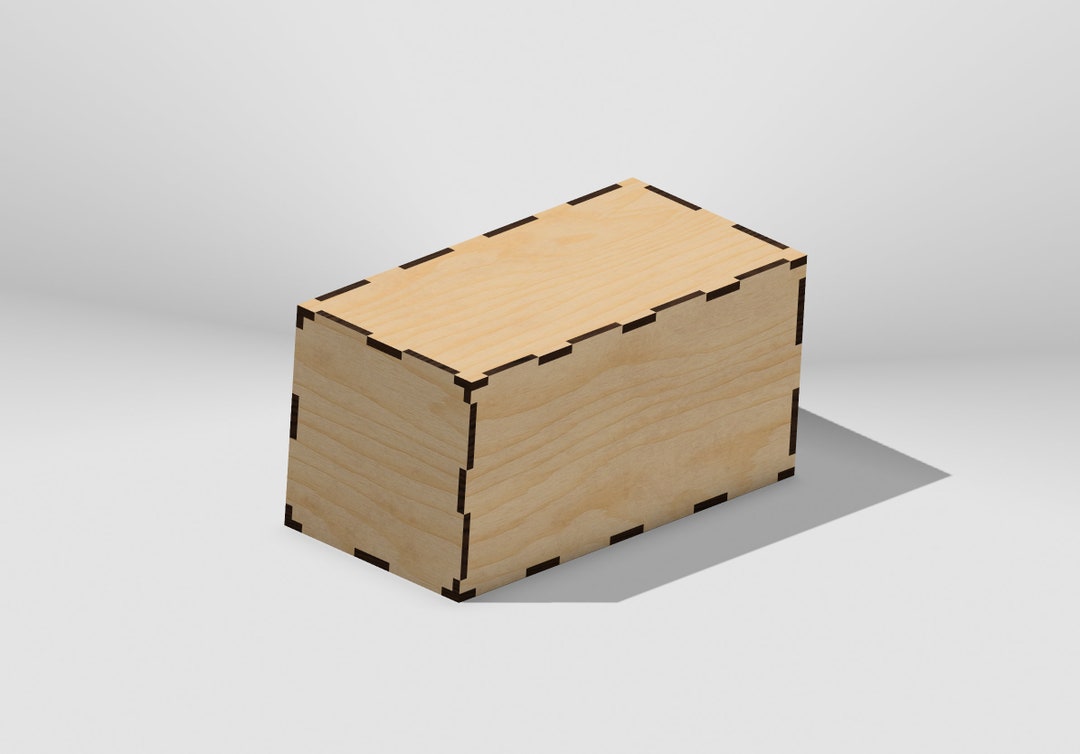 Basic Rectangle Gift Box- 200mm X 100mm X 100mm- Laser Cut- Digital ...