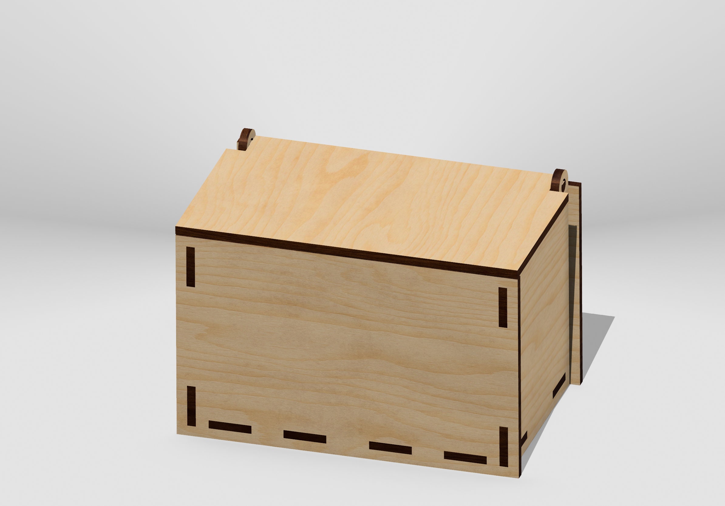 Basic Laser Cut Gift Box With Lid Digital File - Etsy