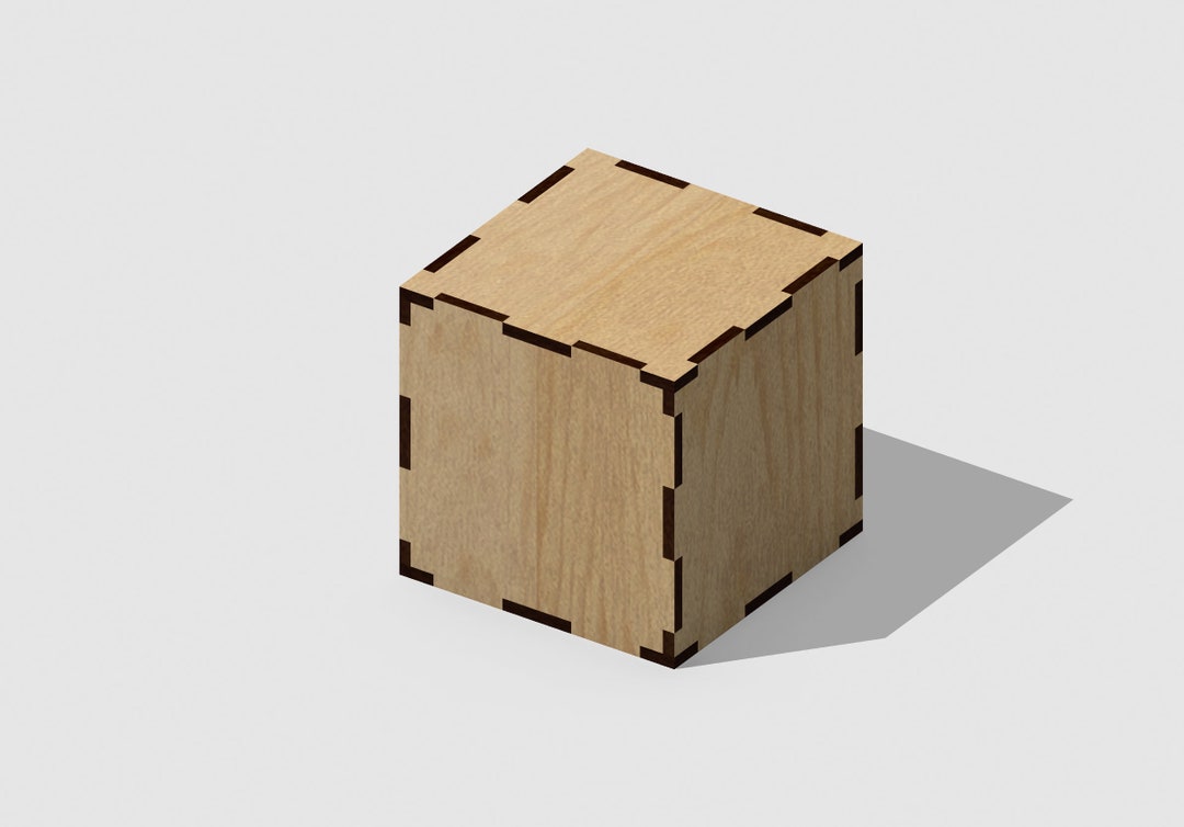 Basic Cube Gift Box- 3inch X 3inch- Laser Cut, Digital Download - Etsy