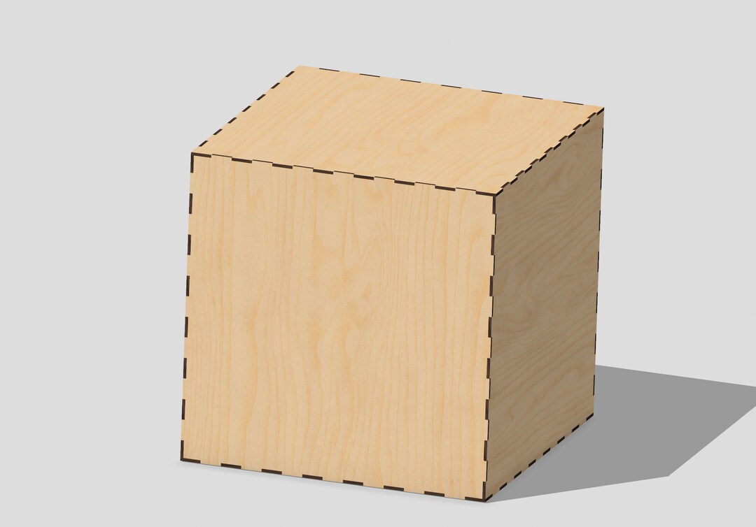 Basic Cube Gift Box- 300mm X 300mm X 300mm, Digital Download-laser Cut ...