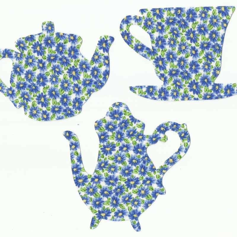 Teapot Applique - Etsy