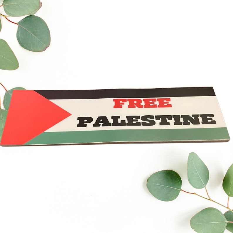 Free Palestine Bumper Sticker, Solidarity for Palestine, Stand With ...