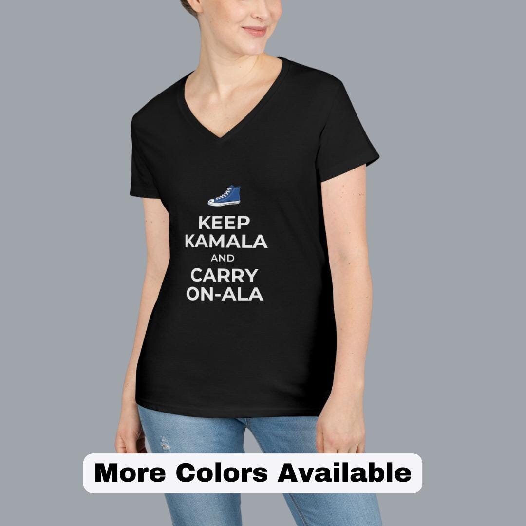 Keep Kamala and Carry On-ala Shirt V-neck SNL Kamala Harris Shirt ...