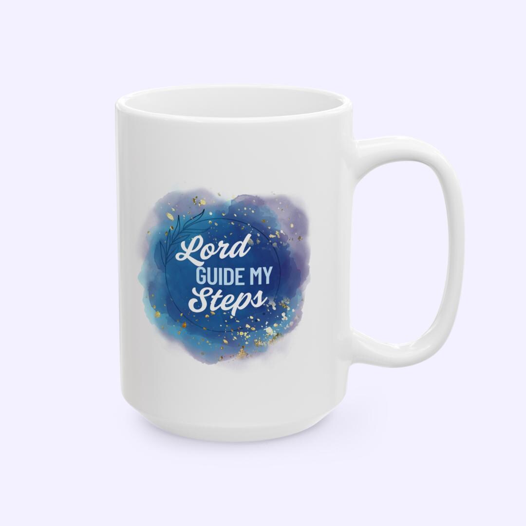 Lord Guide My Steps Watercolor Mug for Coffee Lovers, Mother's Day ...