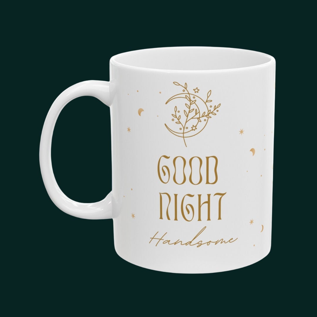 Good Night Handsome Mug for Dad, Personalize Father's Day Gift for ...