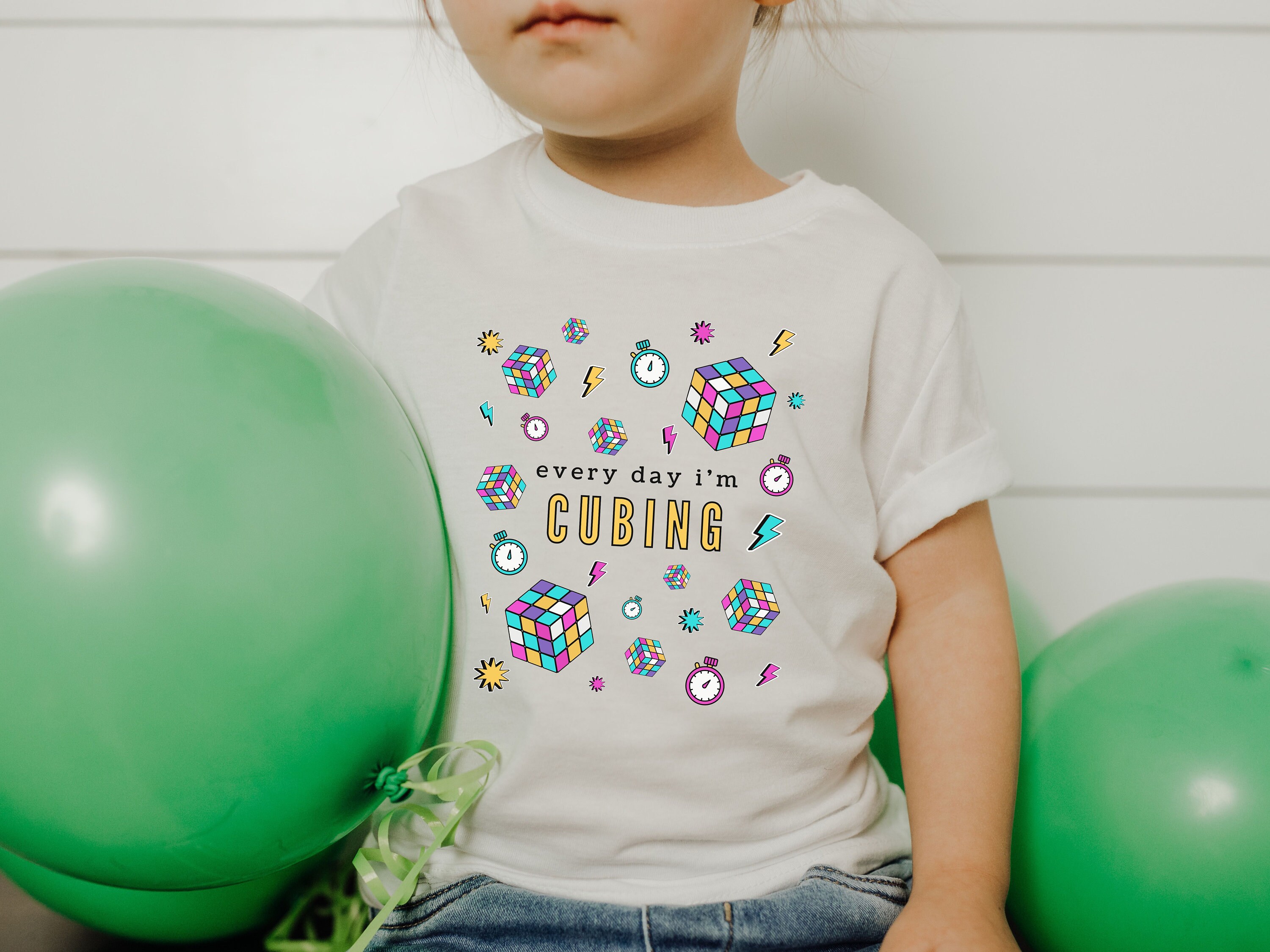 Every Day I'm Cubing Tshirt, Rubiks Cube Shirt, Cuber Kids Tee ...