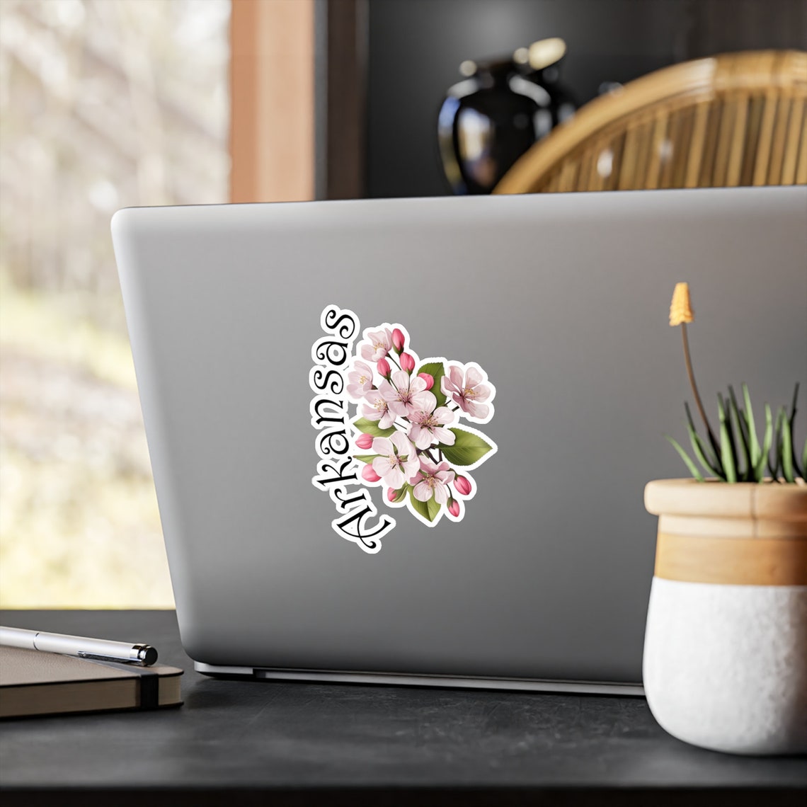 Arkansas State Flower, the Apple Blossom - Kiss-cut Vinyl Decals | A ...
