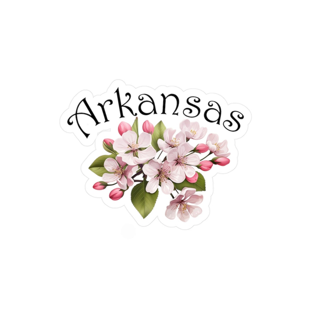 Arkansas State Flower, the Apple Blossom Kiss-cut Vinyl Decals A ...