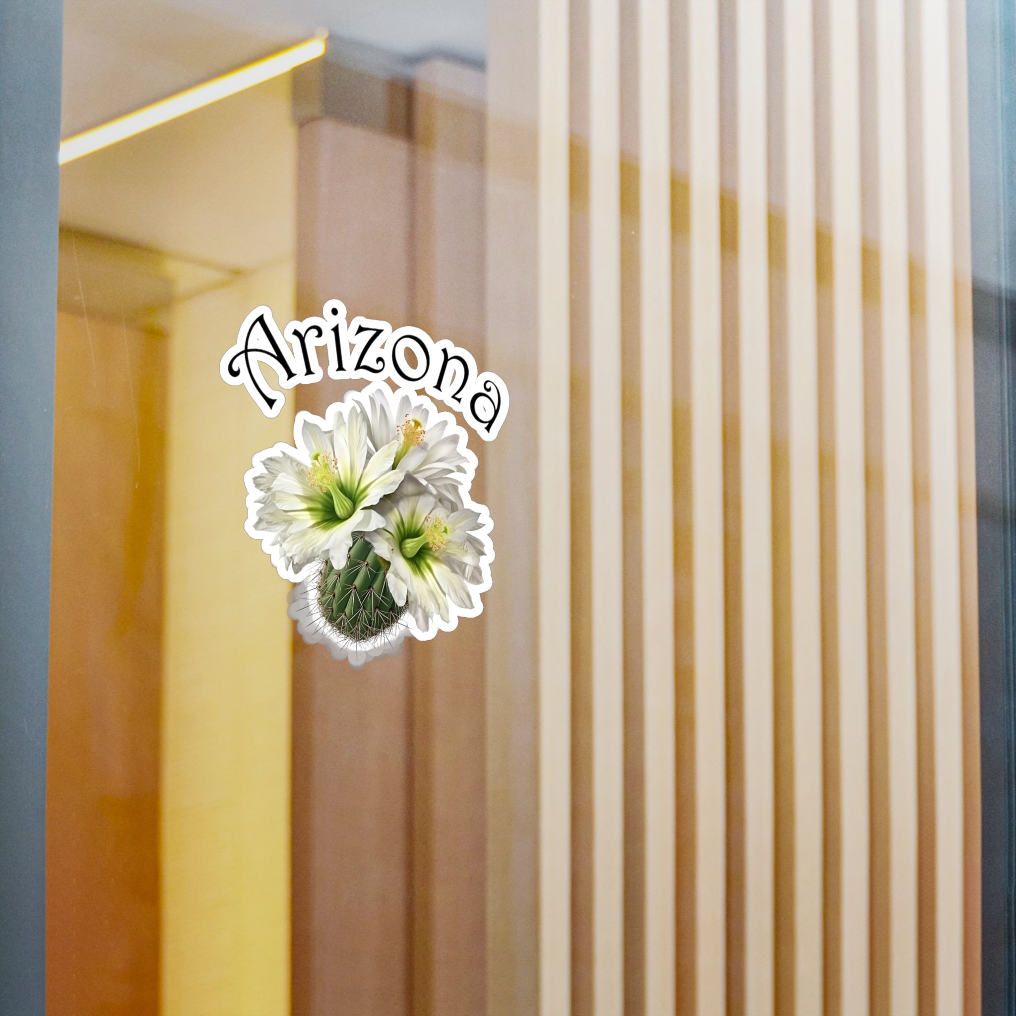 Arizona State Flower, the Saguaro Cactus Blossom Kiss-cut Vinyl Decals ...