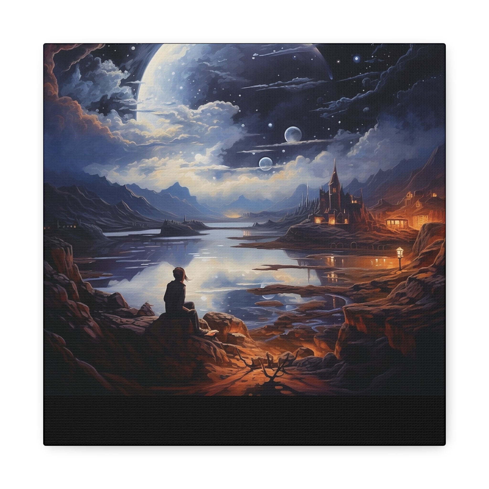 Outworld Fantasy Dreamscape, Canvas Gallery Wraps, Wall Art, AI Art - Etsy