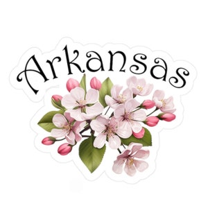 Arkansas State Flower, the Apple Blossom - Kiss-cut Vinyl Decals | A ...