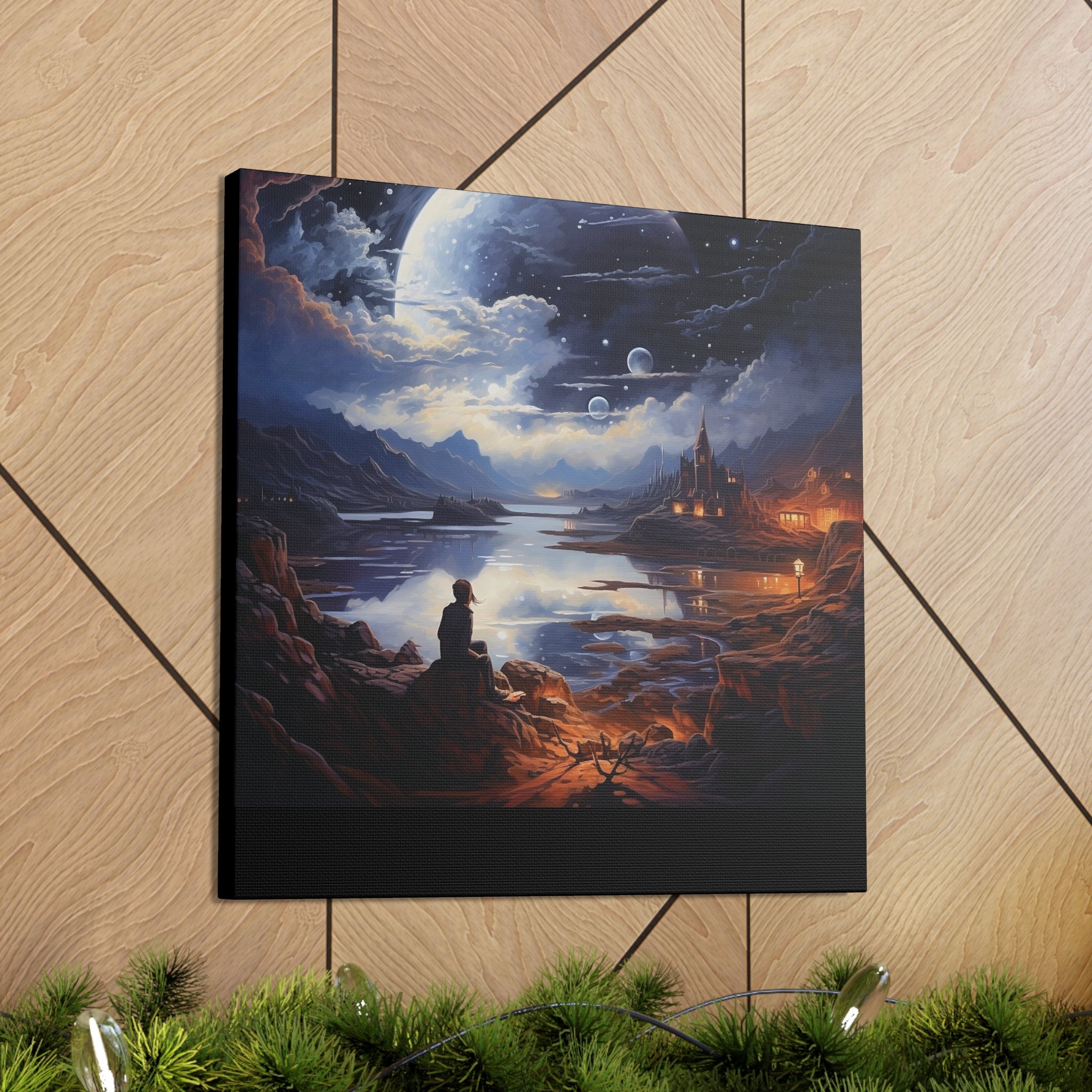 Outworld Fantasy Dreamscape, Canvas Gallery Wraps, Wall Art, AI Art - Etsy
