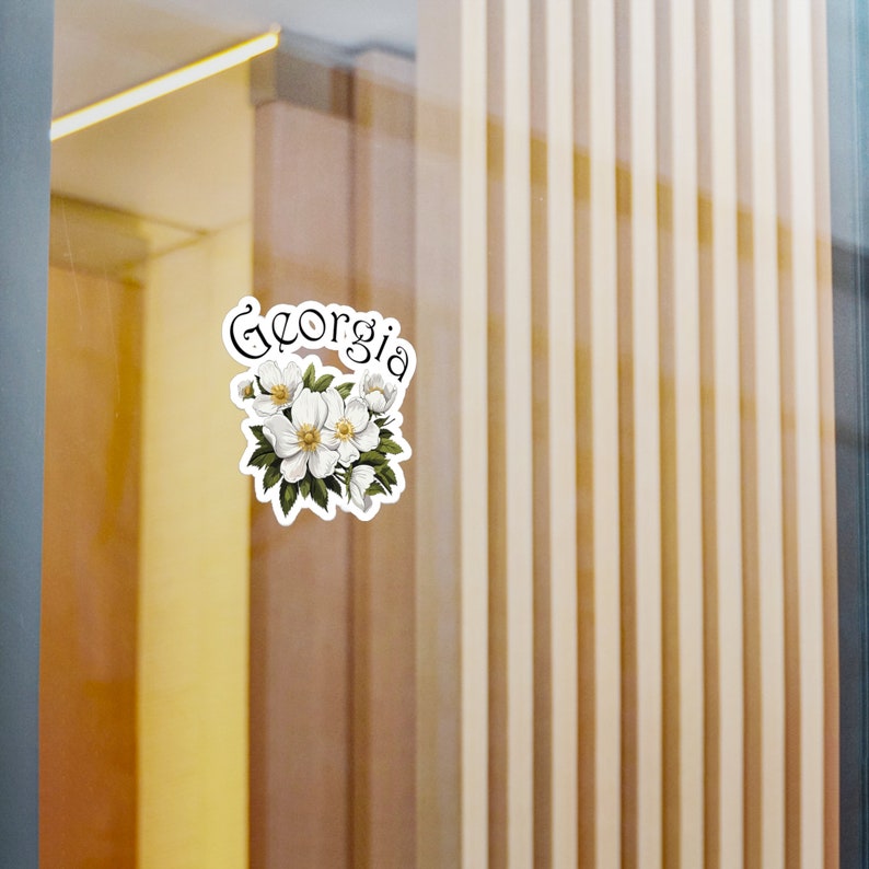 Georgia Cherokee Rose State Flower Vinyl Sticker Show Your Love for ...