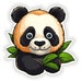 Cute Panda Sticker | Xiongmao, Cartoon Panda Sticker, Bear Cat, Great ...