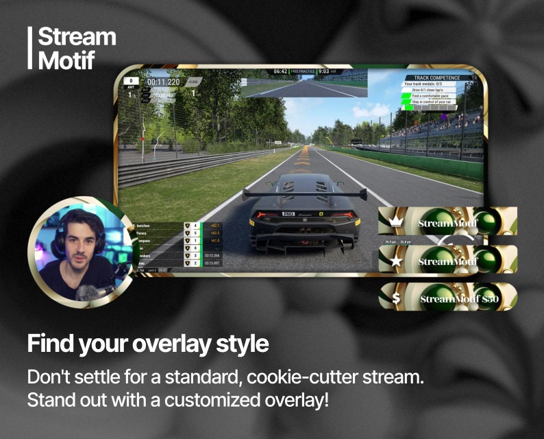 Lucky Luxury Stream Package Design Overlays, Stream Scenes, Alerts ...
