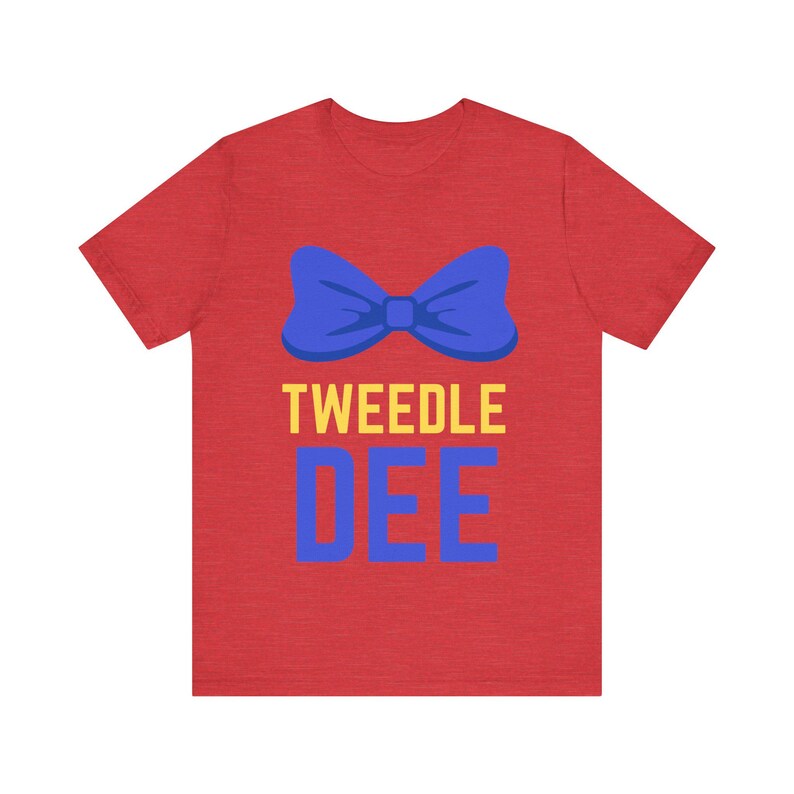 Tweedle Dee Alice in Wonderland T-shirt - Adult Sizes - Etsy