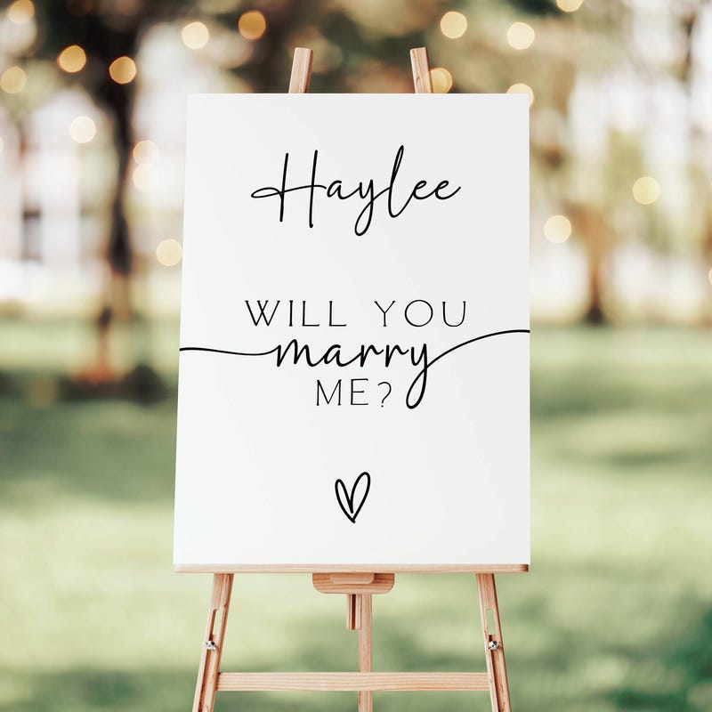 Marry Me Signs - Etsy