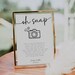 Disposable Camera Wedding Sign, Editable Template, We Can't Wait to See ...