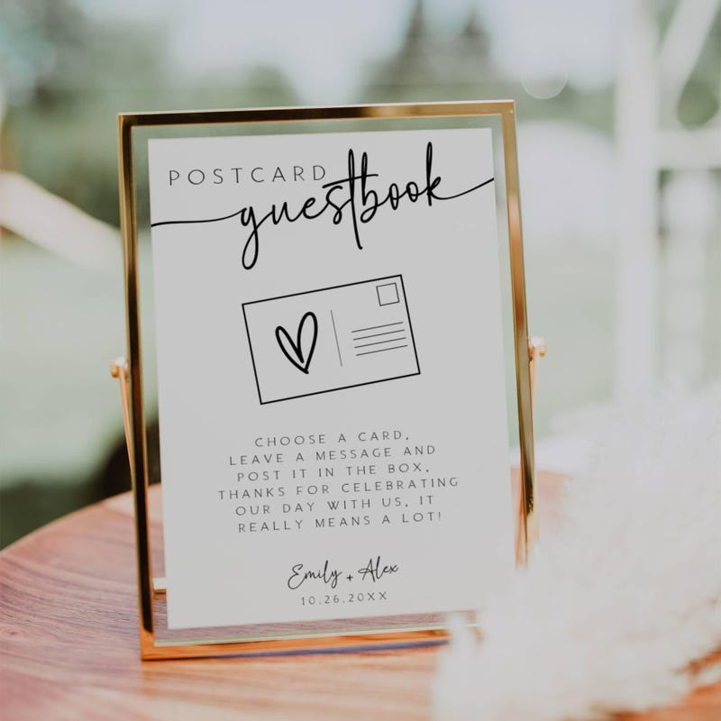 Printable Guest Cards - Etsy