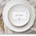 Place Card With Meal Indicator, Place Card Template, Place Card With ...