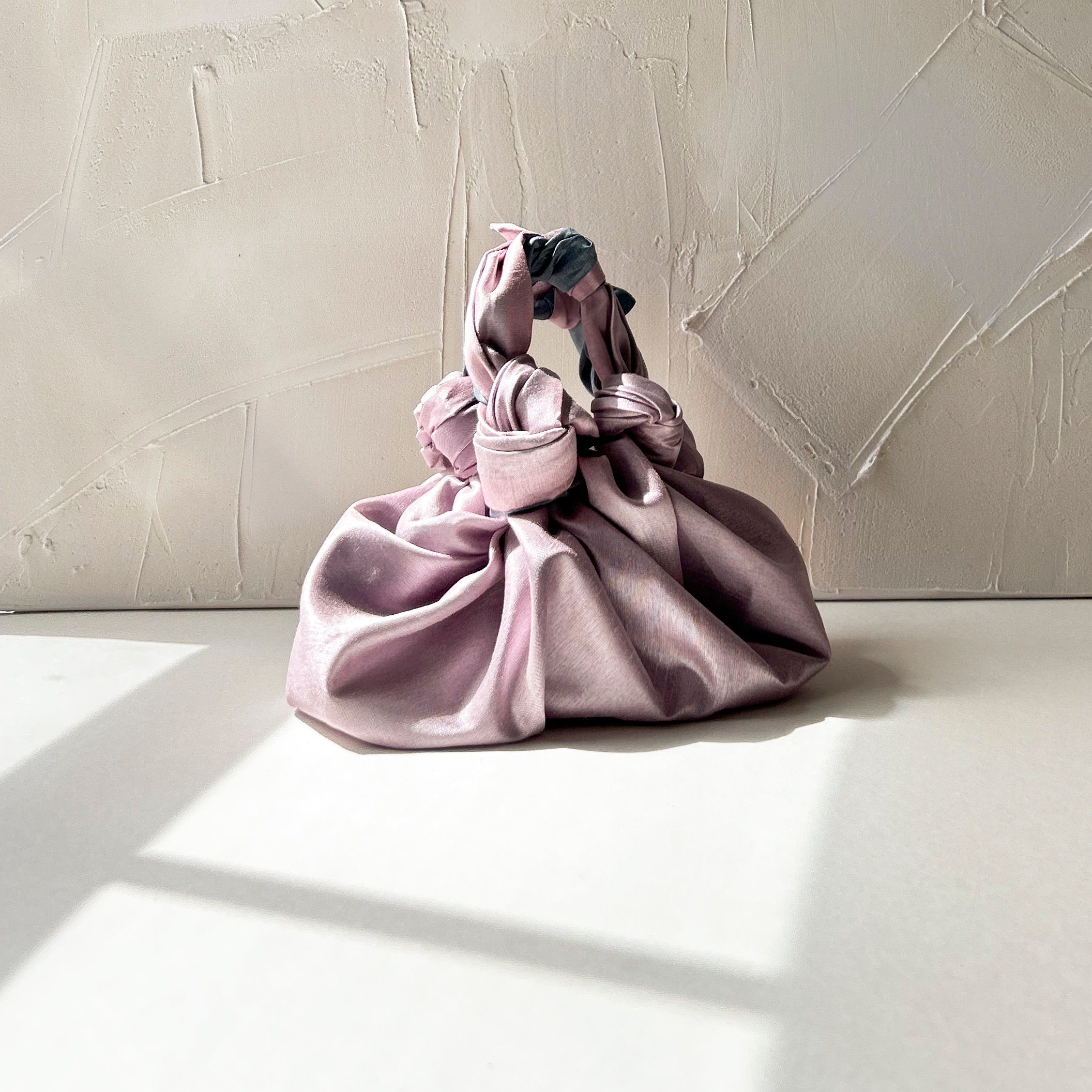 Bojagi Bag Mini Purse Korean Hanbok Fabric Handmade Knot Wedding Party ...