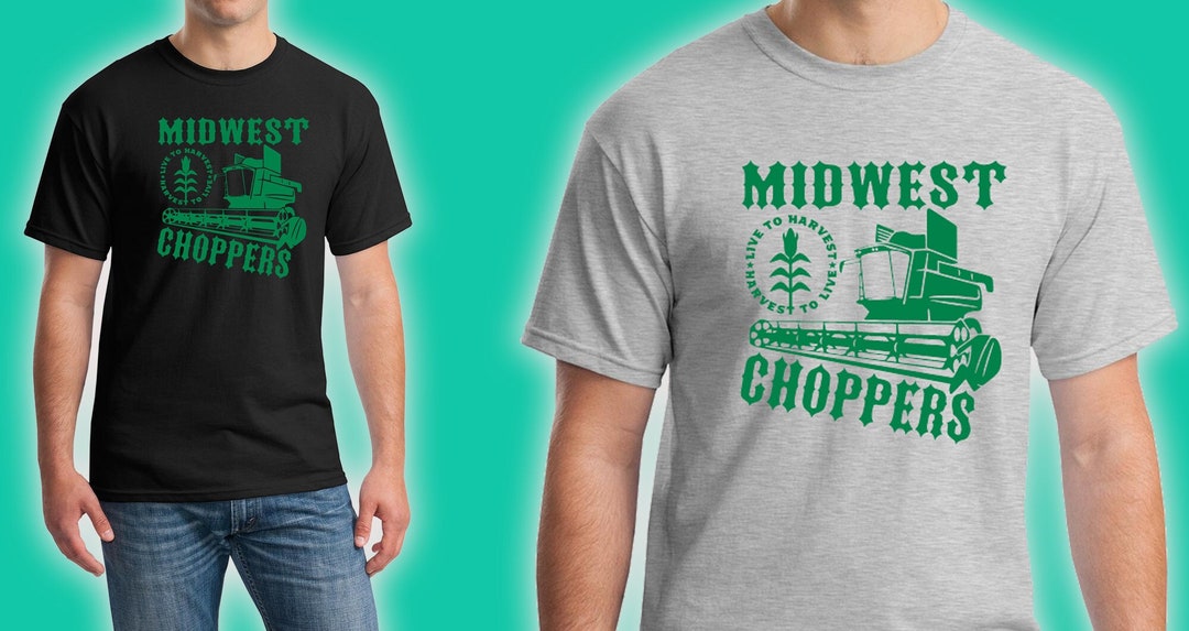 Midwest Choppers Live to Harvest Harvest to Live, Faming, American ...