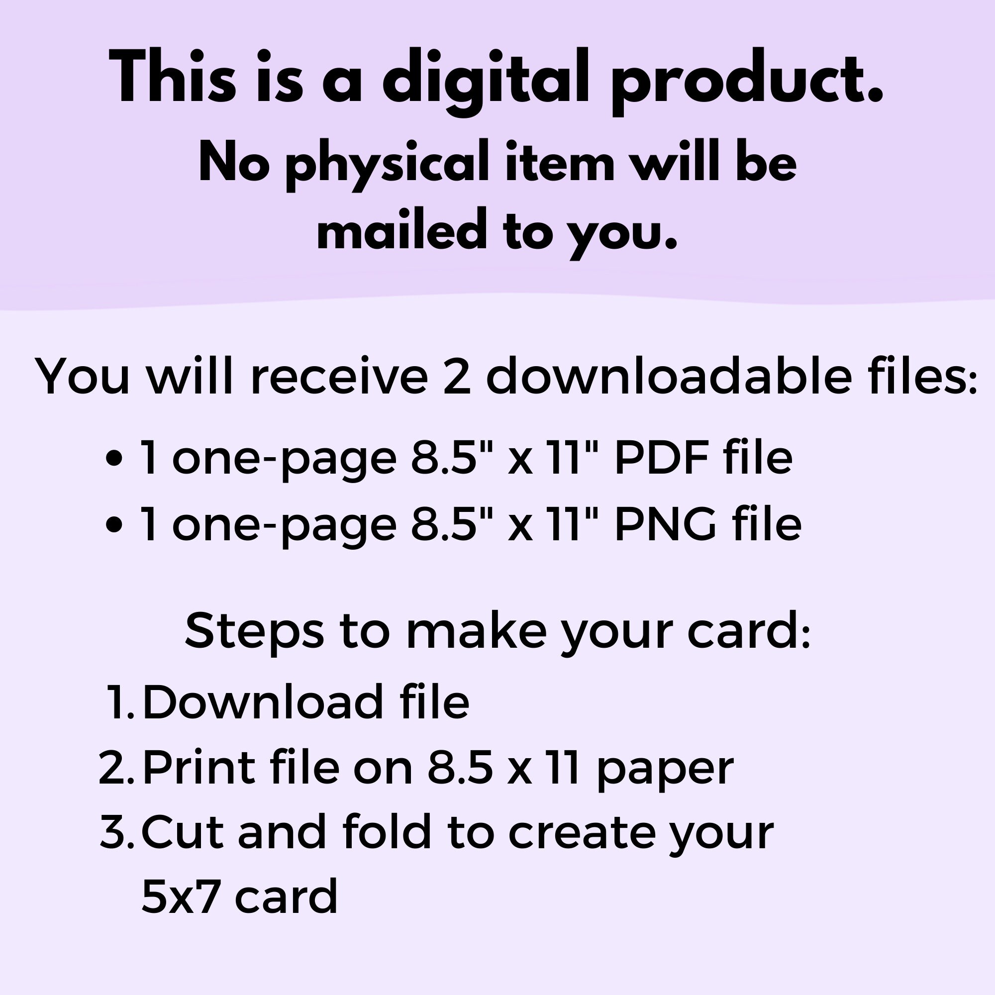 PRINTABLE Library Appreciation Month Thank You Card | Digital Download ...
