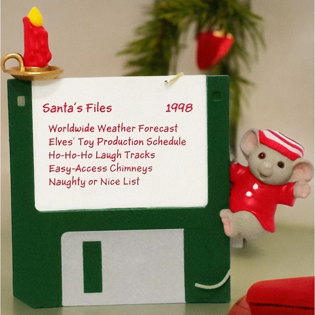 Vintage Retired Hallmark Keepsake Christmas Ornament 1998 Santas Flies ...