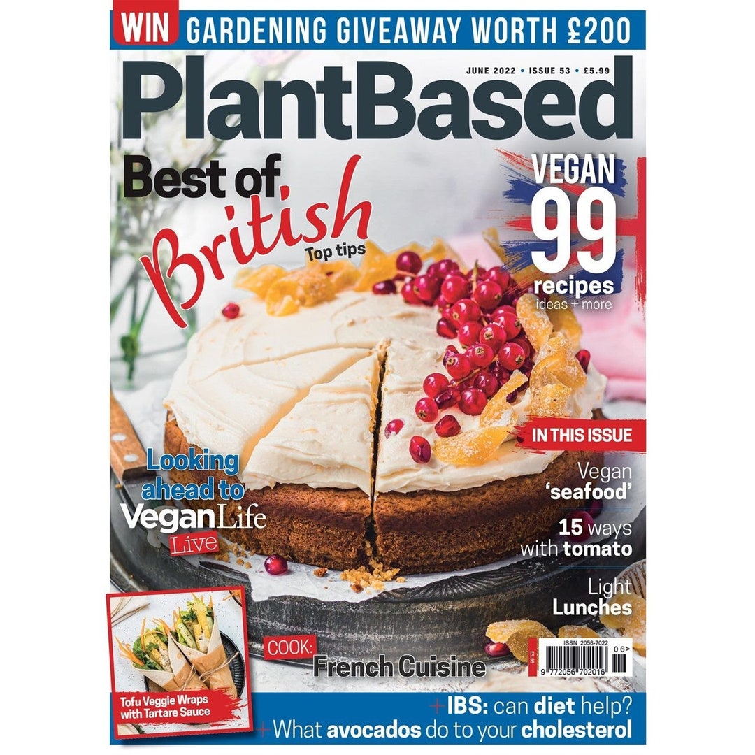 Plantbased Magazine From UK Retired Back Issue 53 Vegan Life Style June ...