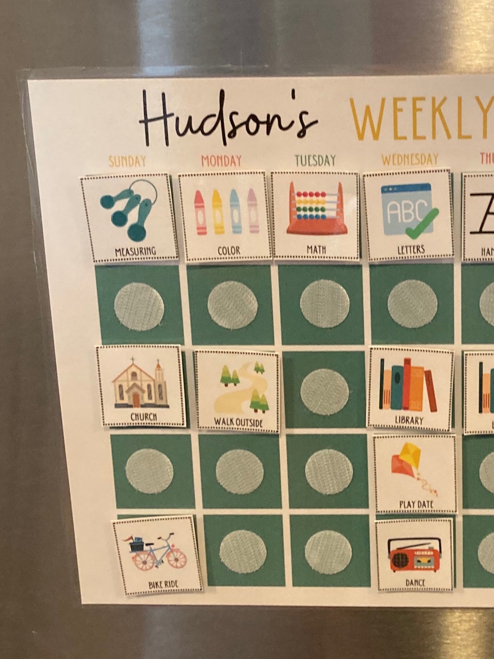 Kids Summer Chore Chart - Summer Schedule - Daily Responsibility Chart ...