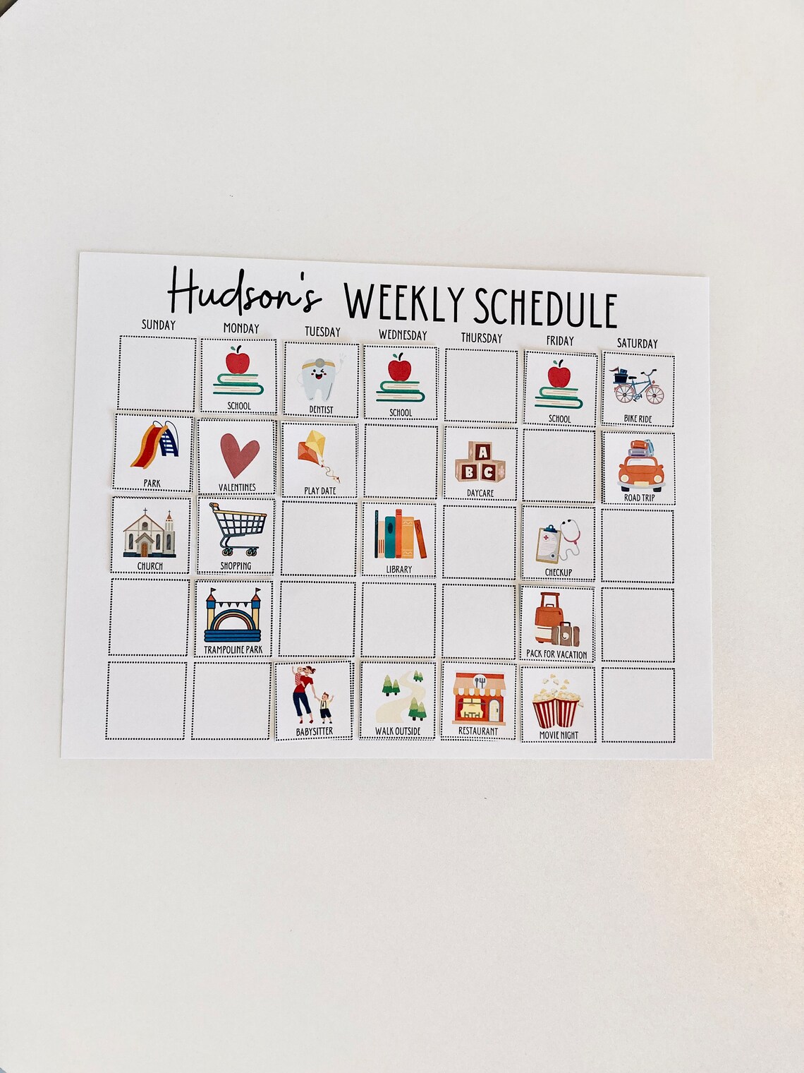 Toddler Daily Routine, Kids Chore Cards, Kids' Responsibility Cards ...