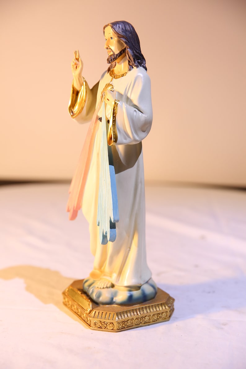 Jesus Christ Divine Mercy Statue - Etsy