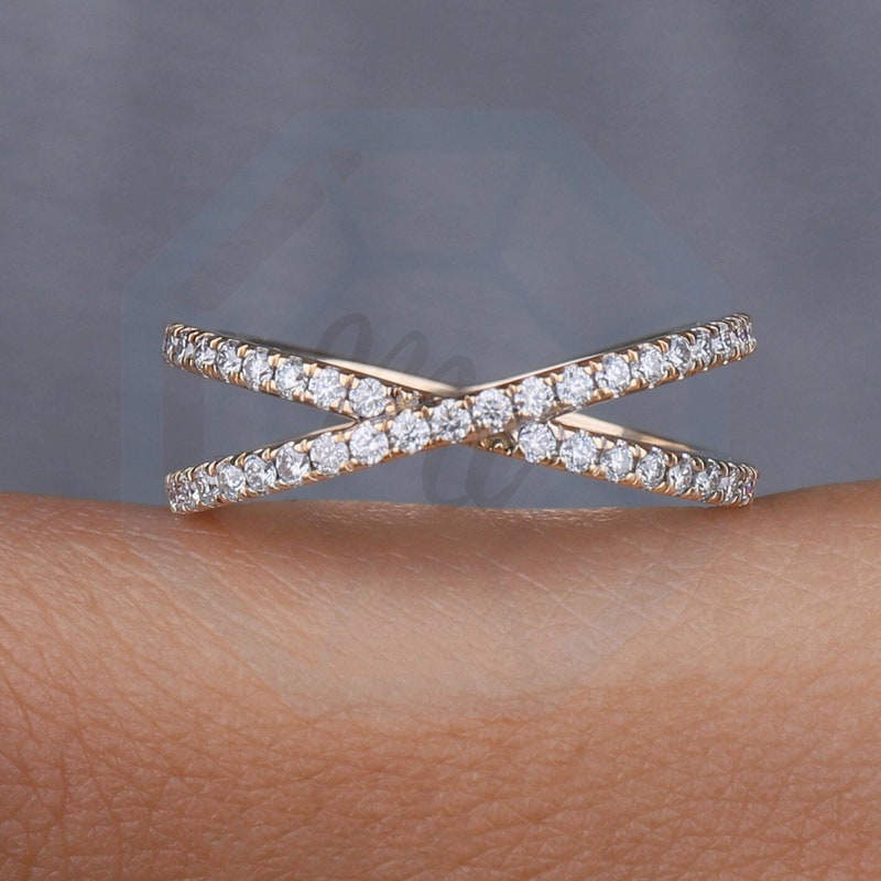 Criss Cross Ring - Etsy