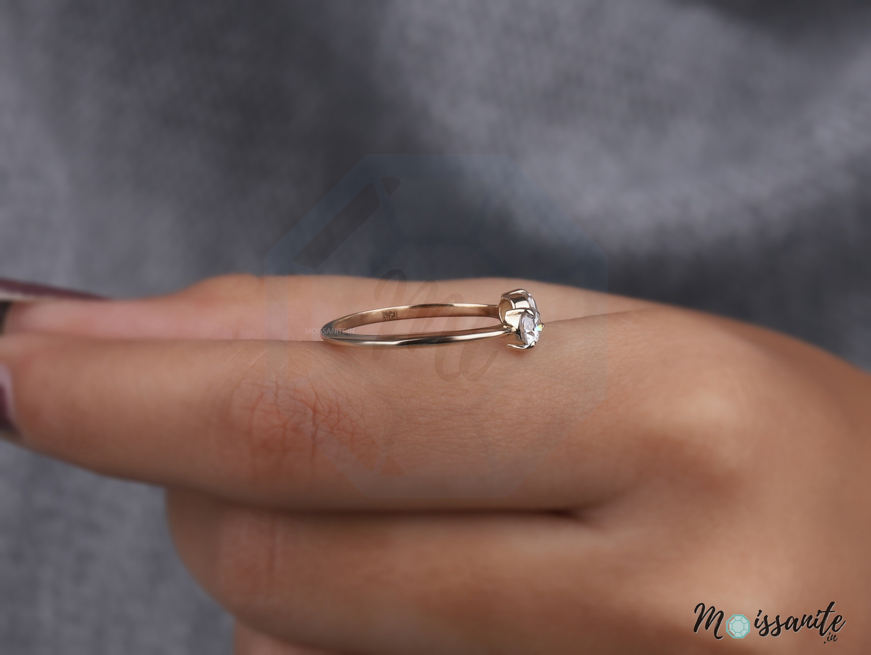 Dual Diamond Ring 14K Gold Diamond Cuff Ring Open Diamond - Etsy