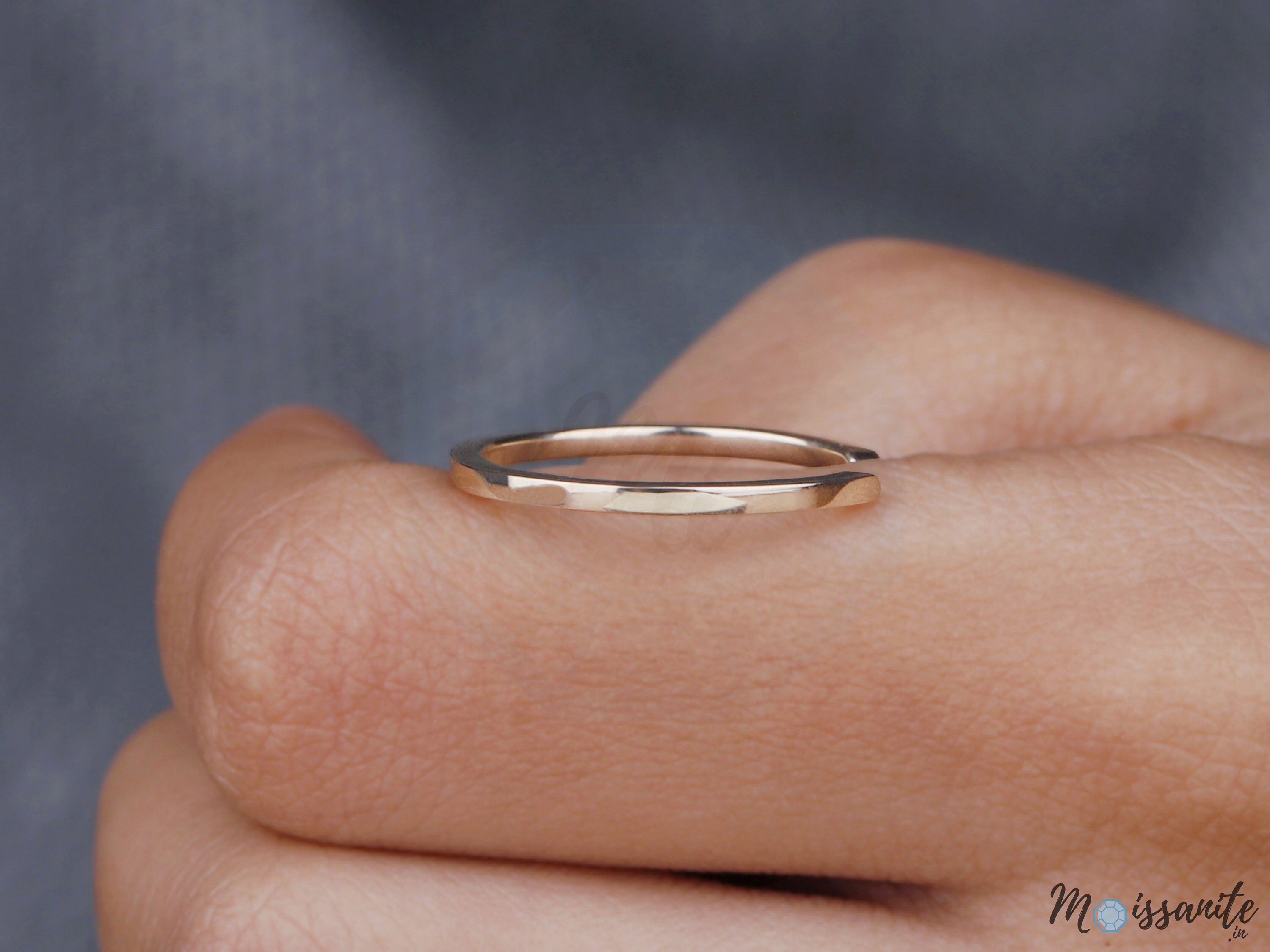 Plain Gold Open Wedding Band for Women Essential Gold Ring - Etsy