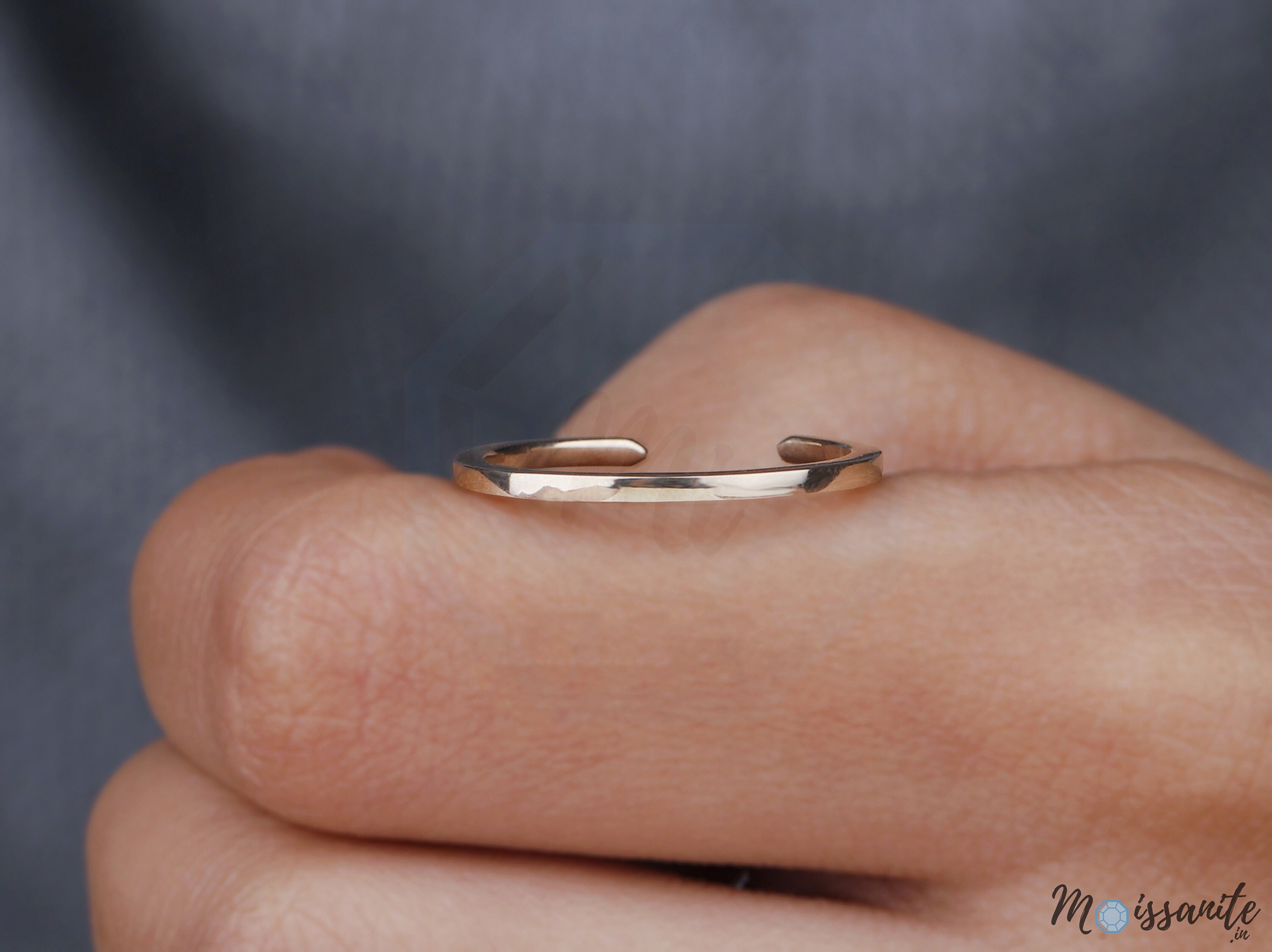 Plain Gold Open Wedding Band for Women Essential Gold Ring - Etsy