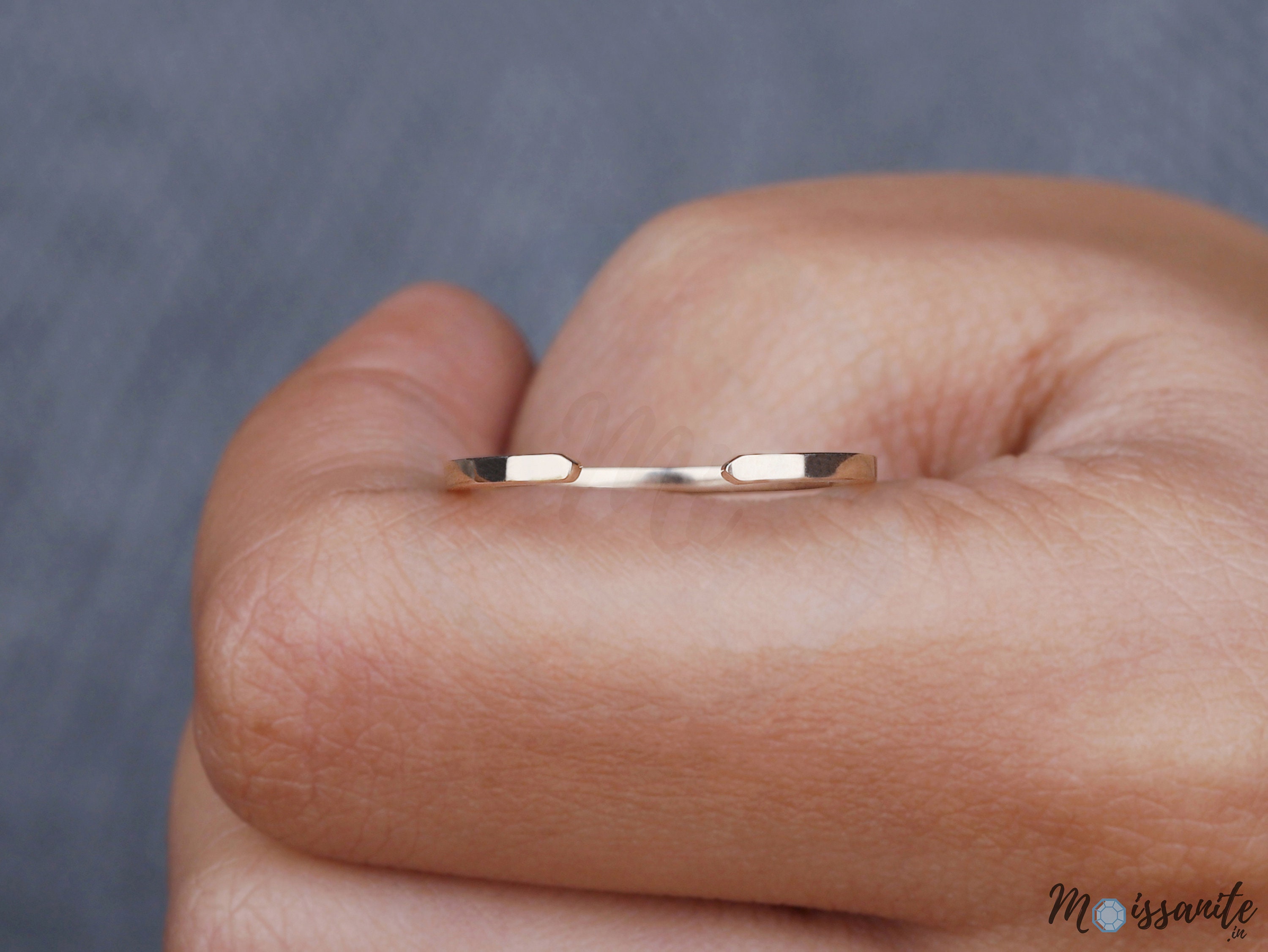 Plain Gold Open Wedding Band for Women Essential Gold Ring - Etsy