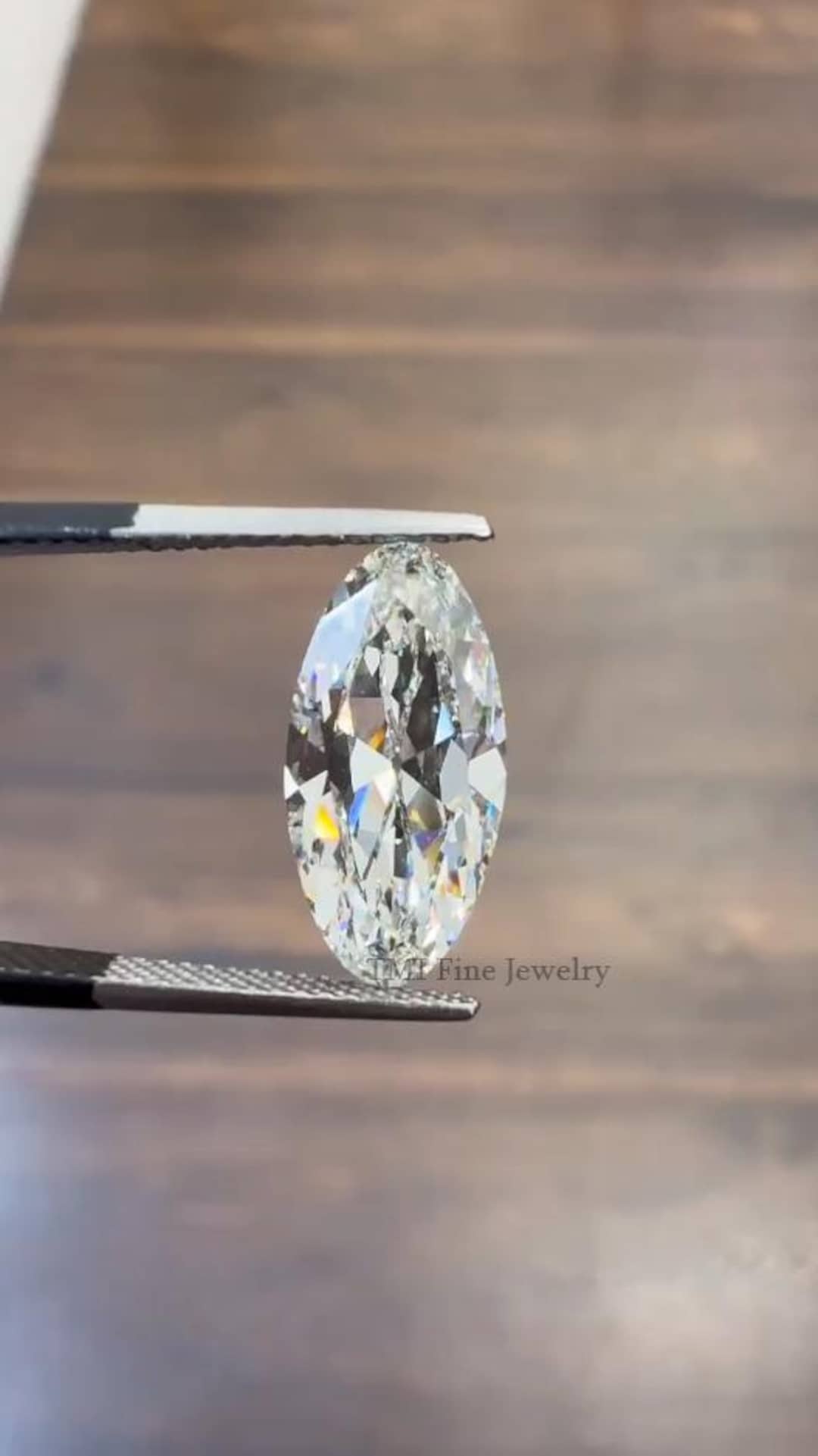 IGI Certified Lab Grown Moval Old Mine Cut Loose Diamond - Etsy