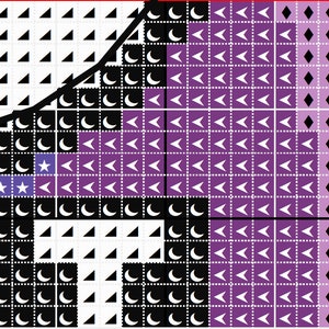 H3 Podcast H3H3 Productions Logo Square Cross Stitch Design Pattern PDF ...