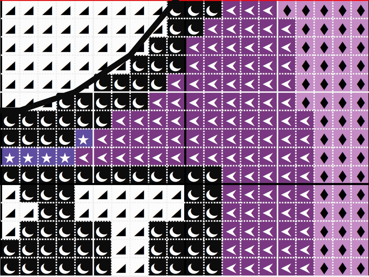 H3 Podcast H3H3 Productions Logo Square Cross Stitch Design Pattern PDF ...