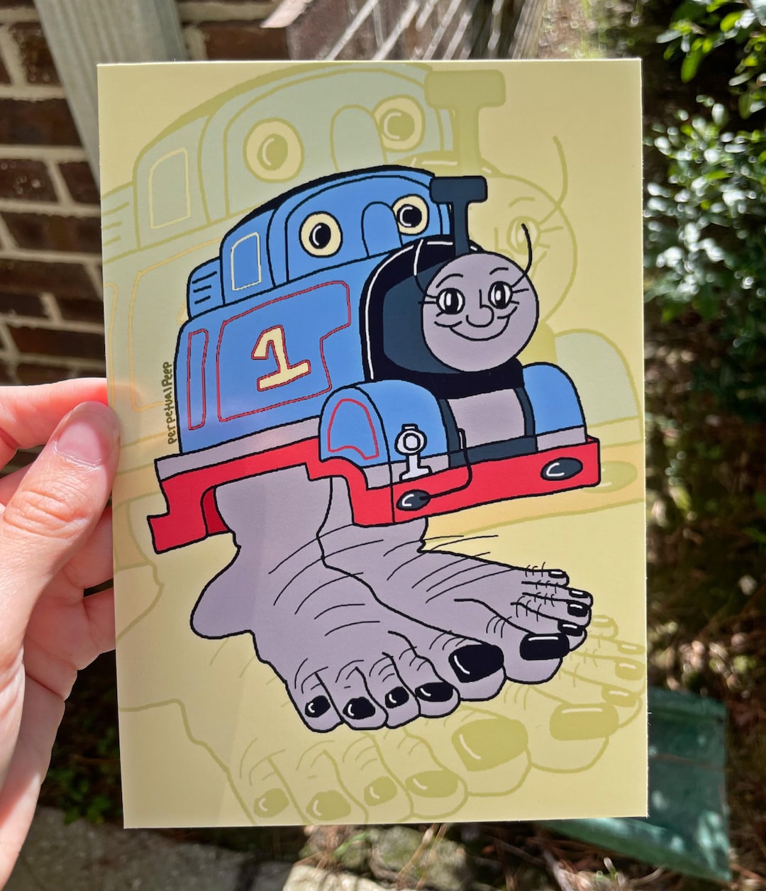Toemas Print | Cursed Thomas 5 X 7 Matte Print - Etsy