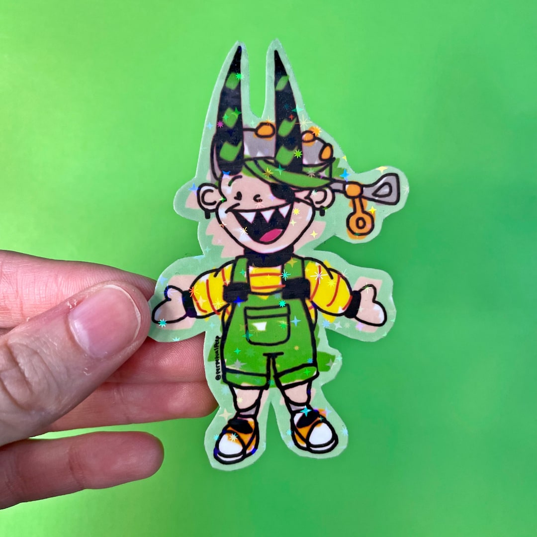 Lil' Rudy Holographic Vinyl Sticker - Etsy